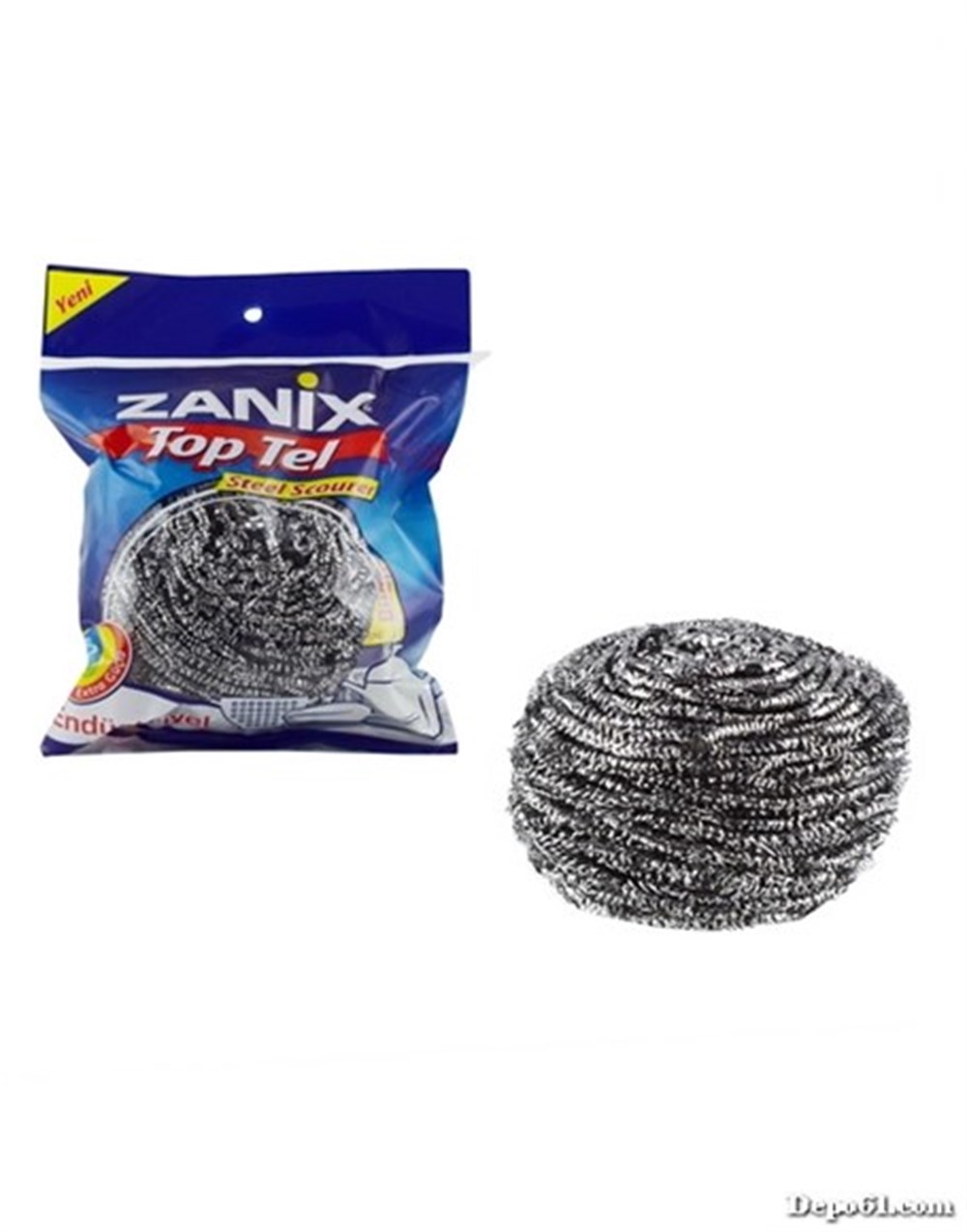 BULAŞIK TELİ TOP END.ZANİX 60 GR